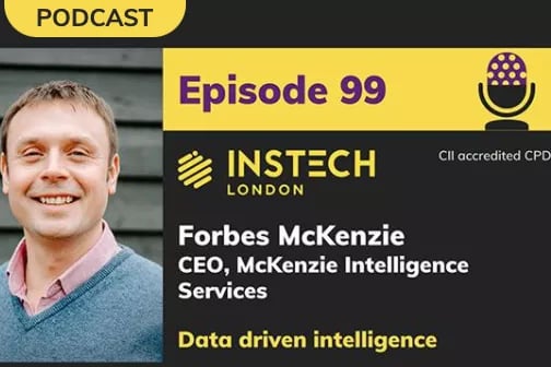 Data Driven Intelligence - Instech London Podcast - McKenzie Intelligence Services